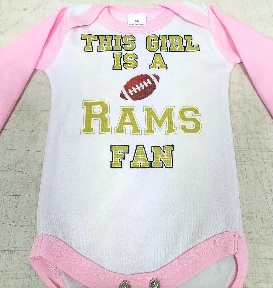This Girl Rams Logo FAN Baby Body Bodysuit Clothing Girl Kids - Etsy