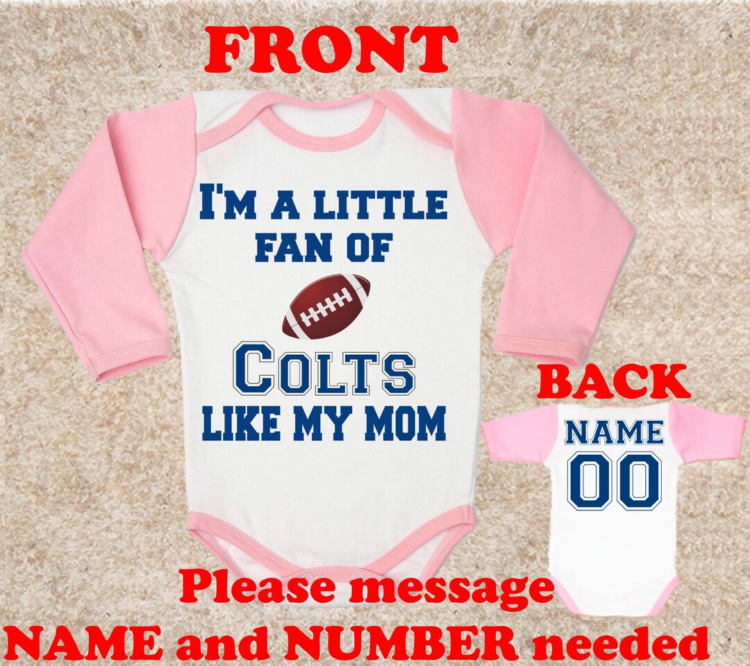Im a Fan Like MOM Colts Mommy Customized Personalized NAME - Etsy