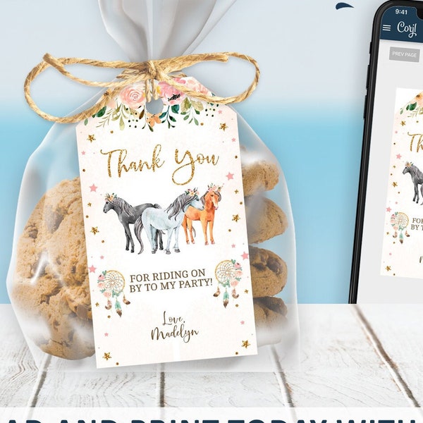 Horse Gift Tag - Etsy