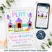 Playground Invitation, Playground Birthday Invitation Printable, Park ...