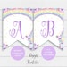Rainbow Unicorn A-Z Letter Banner Unicorn Birthday Banner - Etsy Canada
