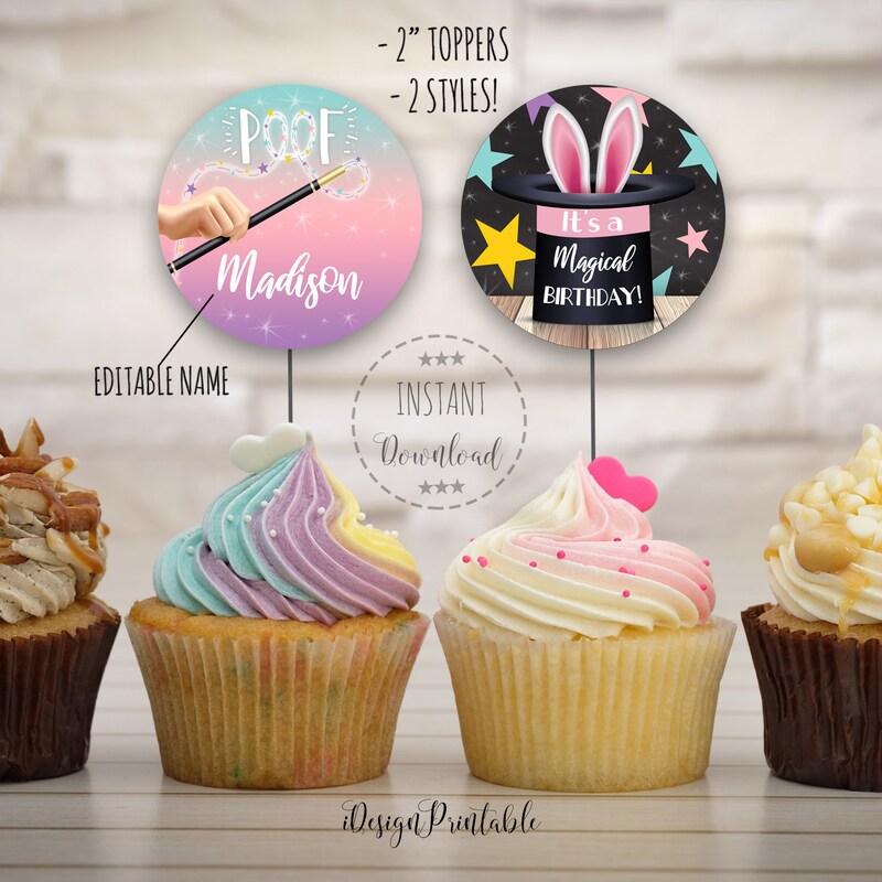Magic Cupcake Topper - Etsy