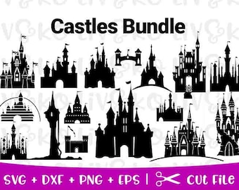 Frozen castle svg | Etsy