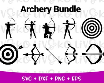 Archery svg | Etsy