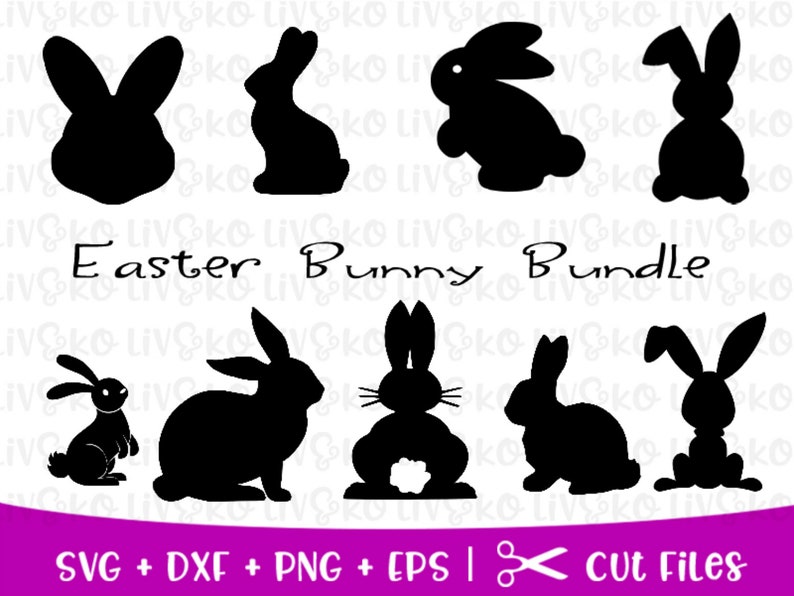 Easter Bunny Bundle Svg, Bunny Svg, Easter Bunny Svg, Cricut File ...