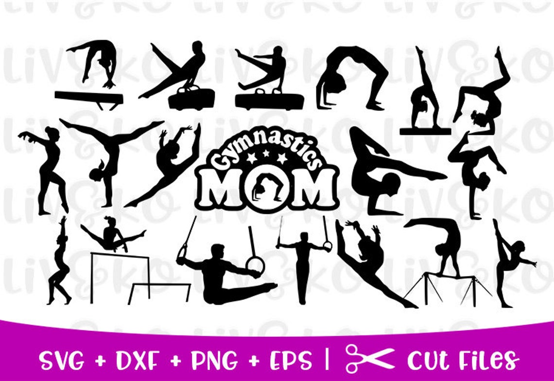 Gymnastics Bundle Svg Gymnastics Svg Gymnastics Cut File - Etsy