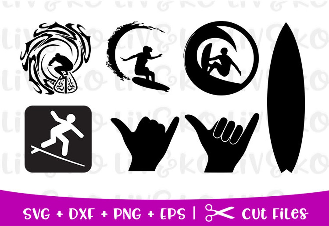 Surf Bundle Svg Surf Svg Surf Cut File Surf Surf Bundle - Etsy
