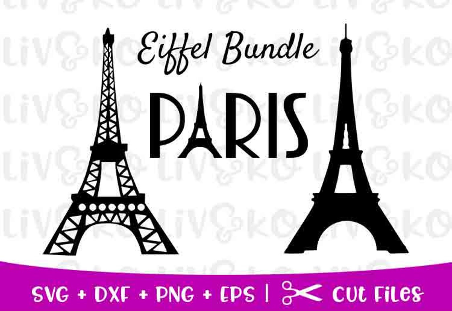 Eiffel Tower Svg, Paris Svg, Eiffel Tower Cut File, Paris Cut File ...