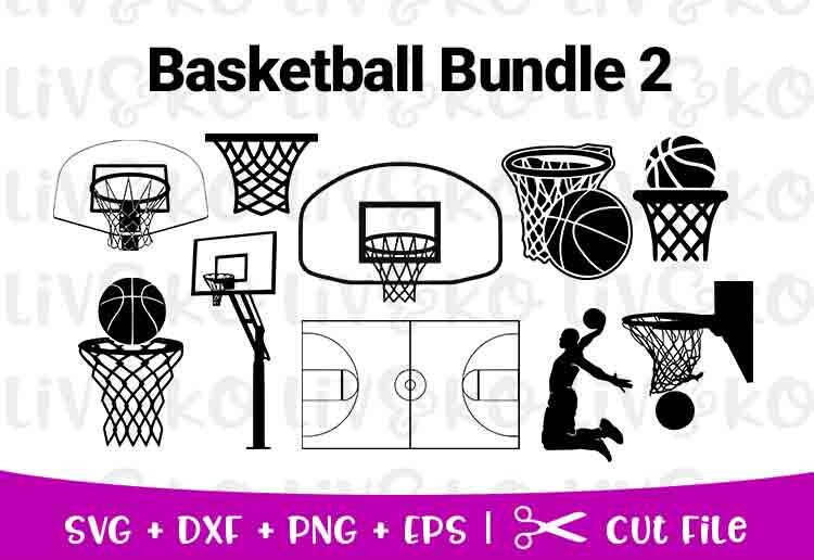 Basketball Bundle SVG Basketball Bundle Cut File Basketball | Etsy