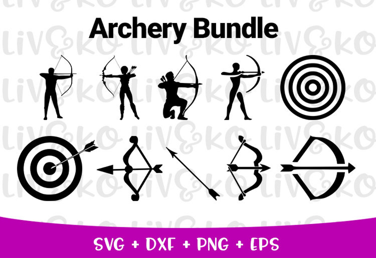 Archery Bundle Svg, Archery Instant Download, Archery Digital Download ...