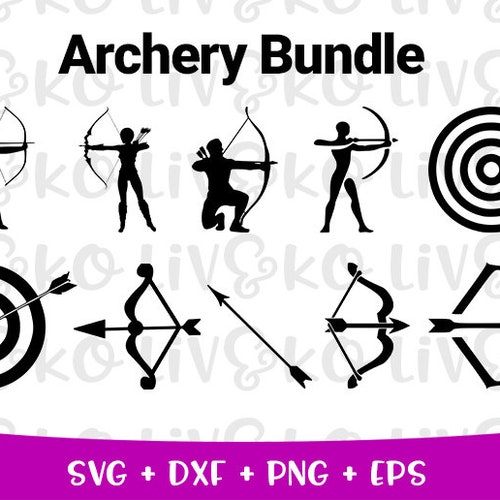 Archery Bundle Svg Archery Instant Download Archery Digital - Etsy