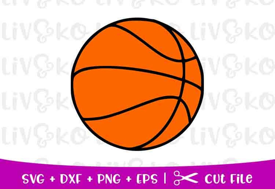 Basketball SVG, Basketball Cut File, Basketball Decal, Sports SVG ...