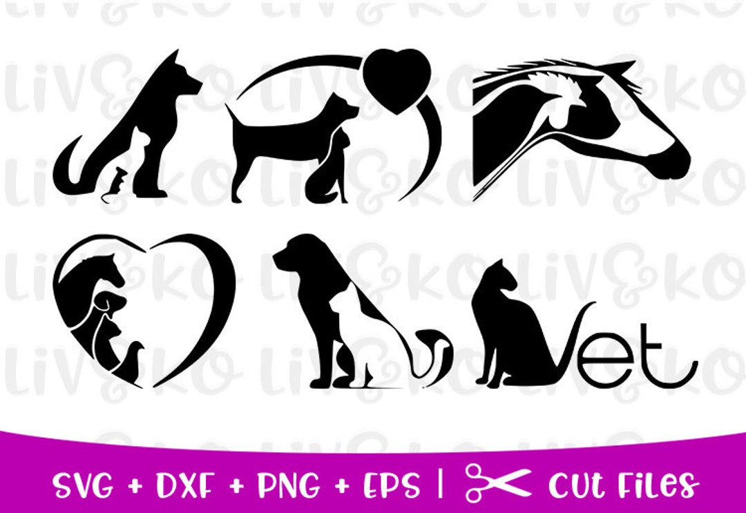 Vet Bundle Svg, Animal Svg, Vet Cut File, Animals, Animals Bundle Cut ...