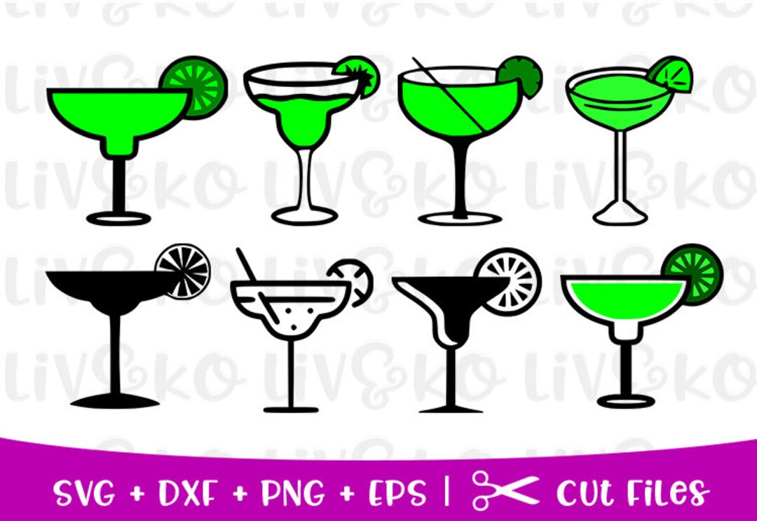 Margarita Svg, Margarita Cut File, Margarita Silhouette, Margarita ...