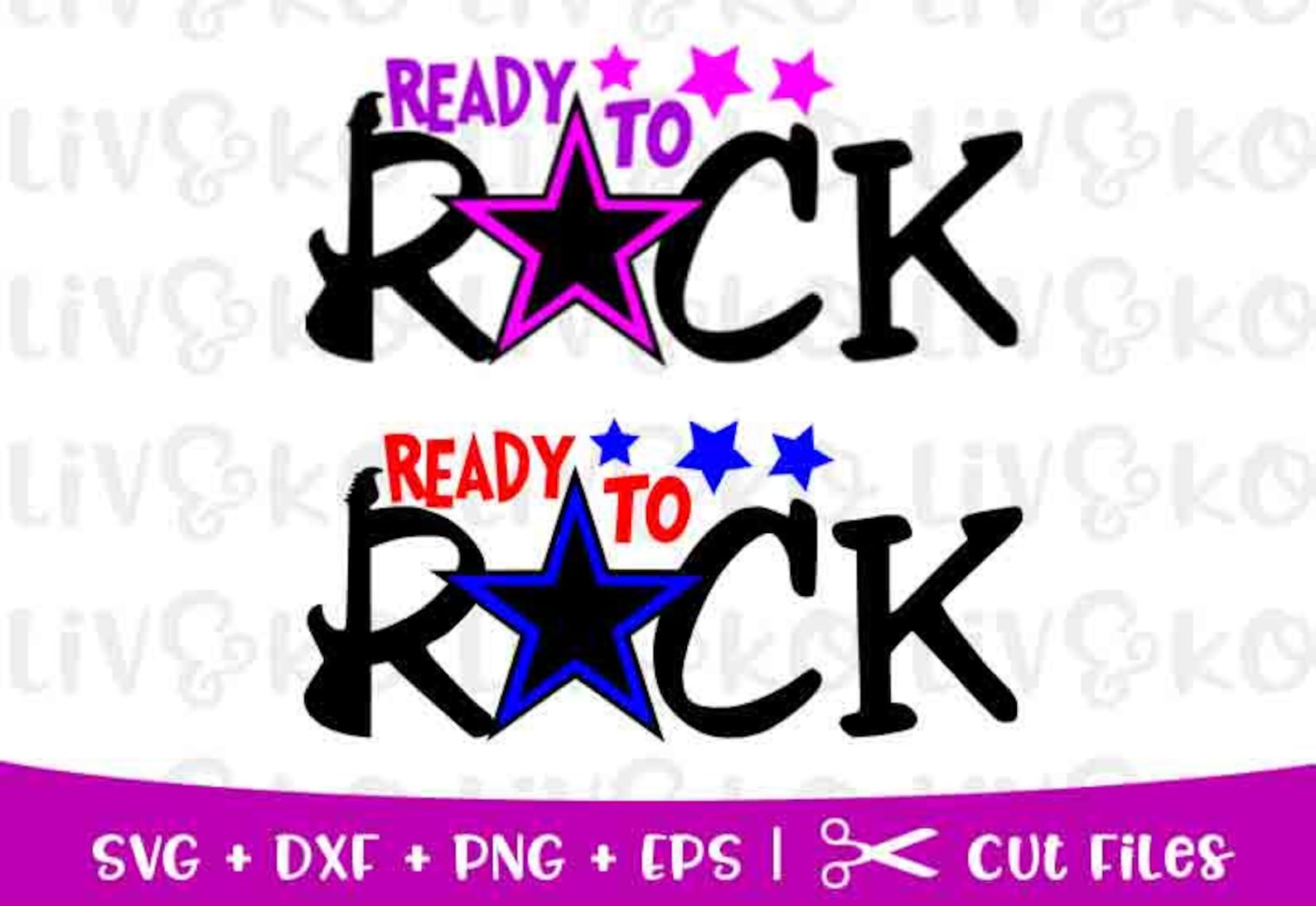 Ready to Rock Svg, Ready to Rock Cut File, Ready to Rock Dxf, Instant ...