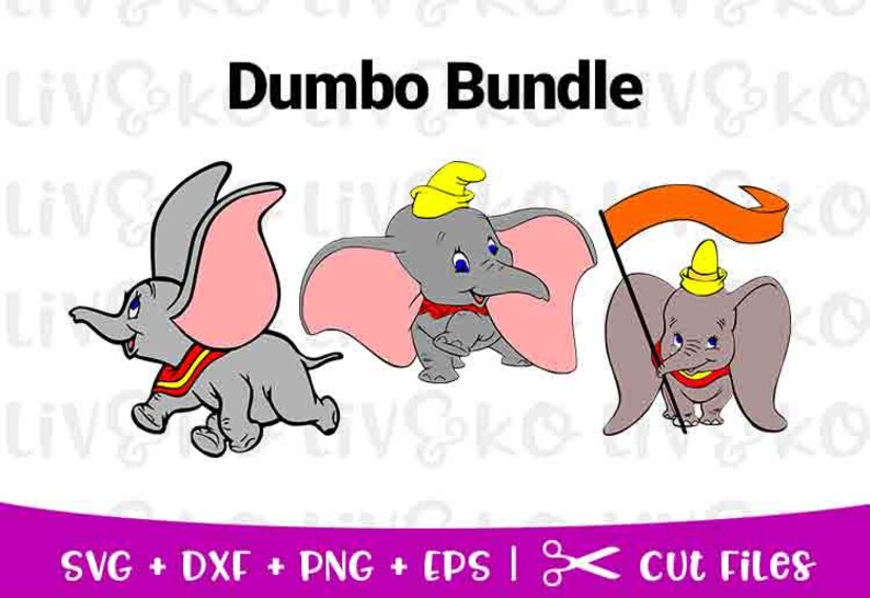 Dumbo bundle svg Dumbo bundle cut file Disney svg Disney | Etsy