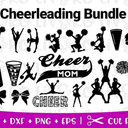 Cheerleading Bundle Svg Cheer Svg Cheer Cut File - Etsy
