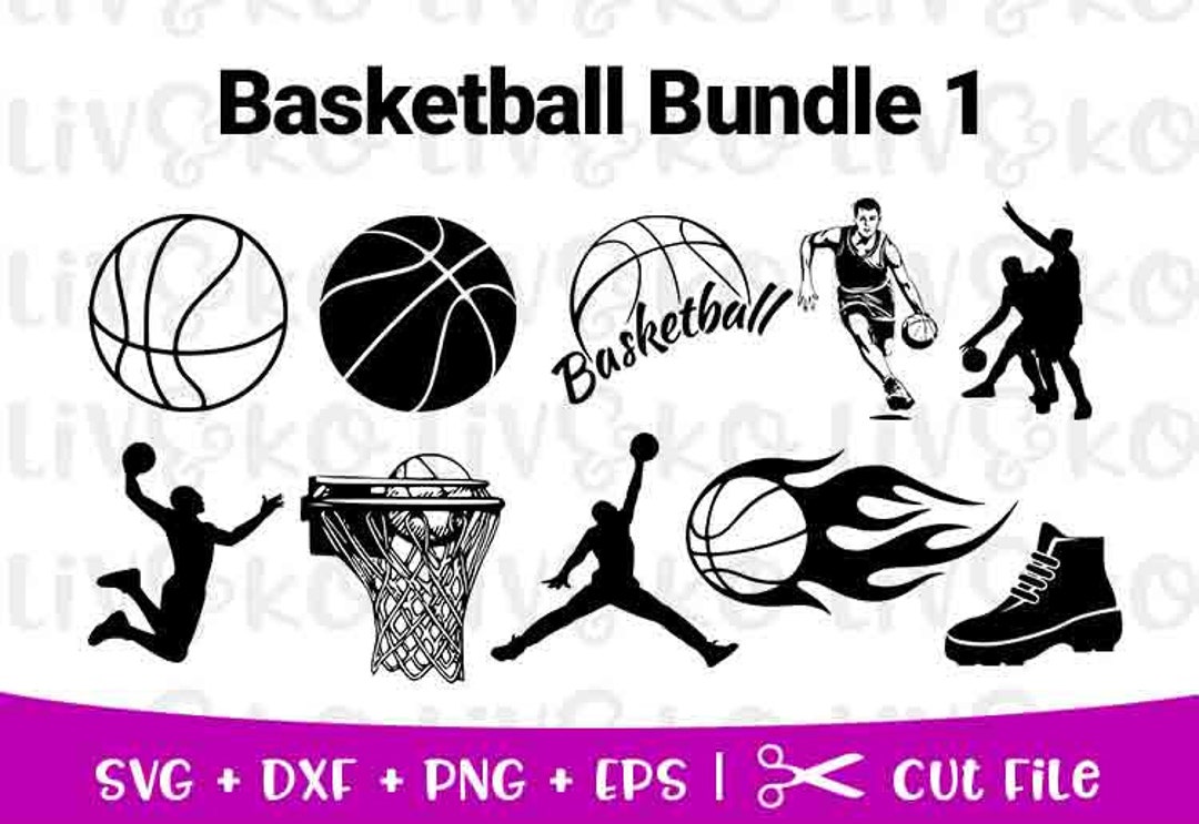 Basketball Bundle SVG, Basketball Bundle Cut File, Basketball Bundle ...