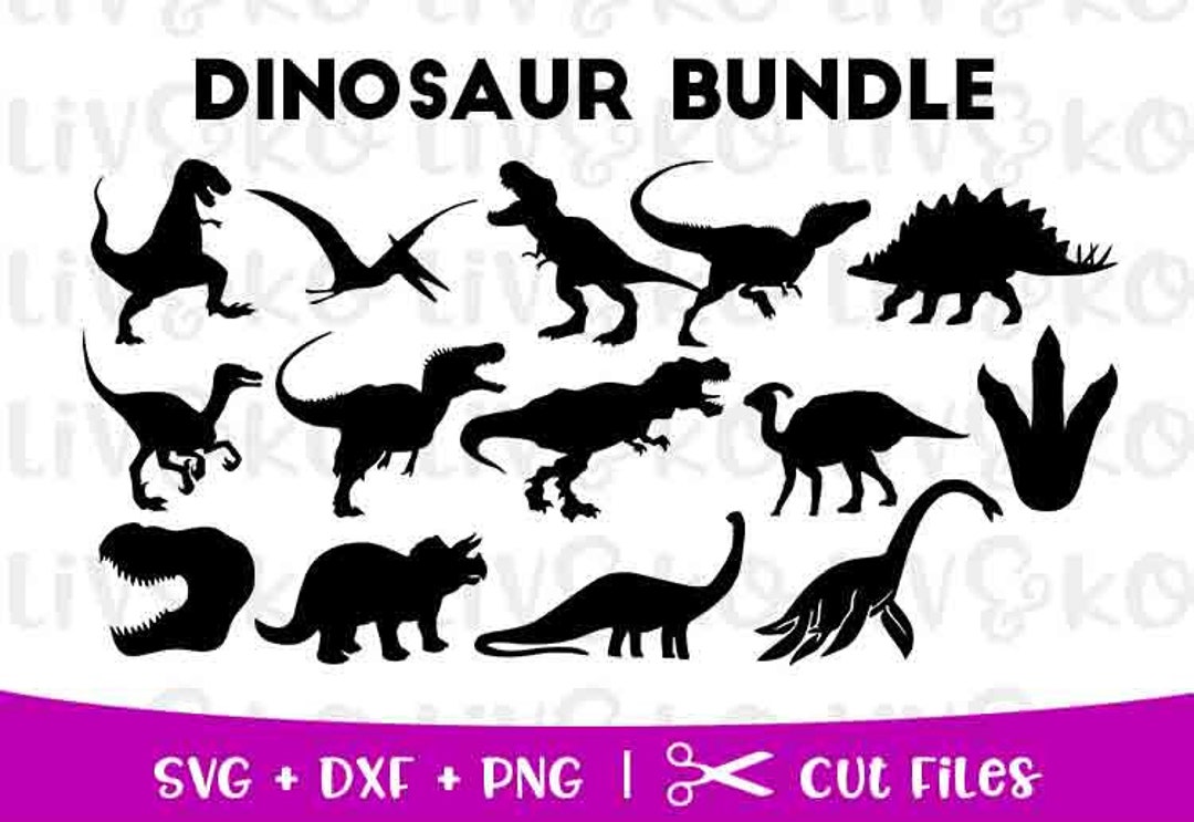 Dinosaur Svg, Dinosaur Cut File, Dinosaur Silhouette, Dinosaur Png, Svg ...
