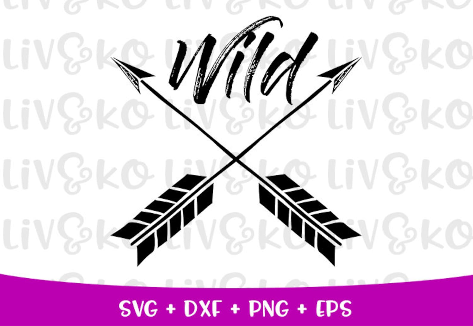 Wild Arrows Svg, Arrows Cut File, Wild Cut File, Wild Arrow Printable ...