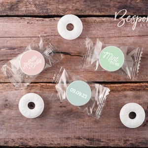 NEW! 108 Personalized Mint Stickers | Mint Labels | Mint to Be Favours ...