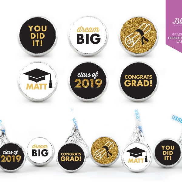 Graduation Candy Labels - Etsy