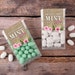 Personalized Mint to Be Favour Labels | Mint Favours | Mint Stickers ...