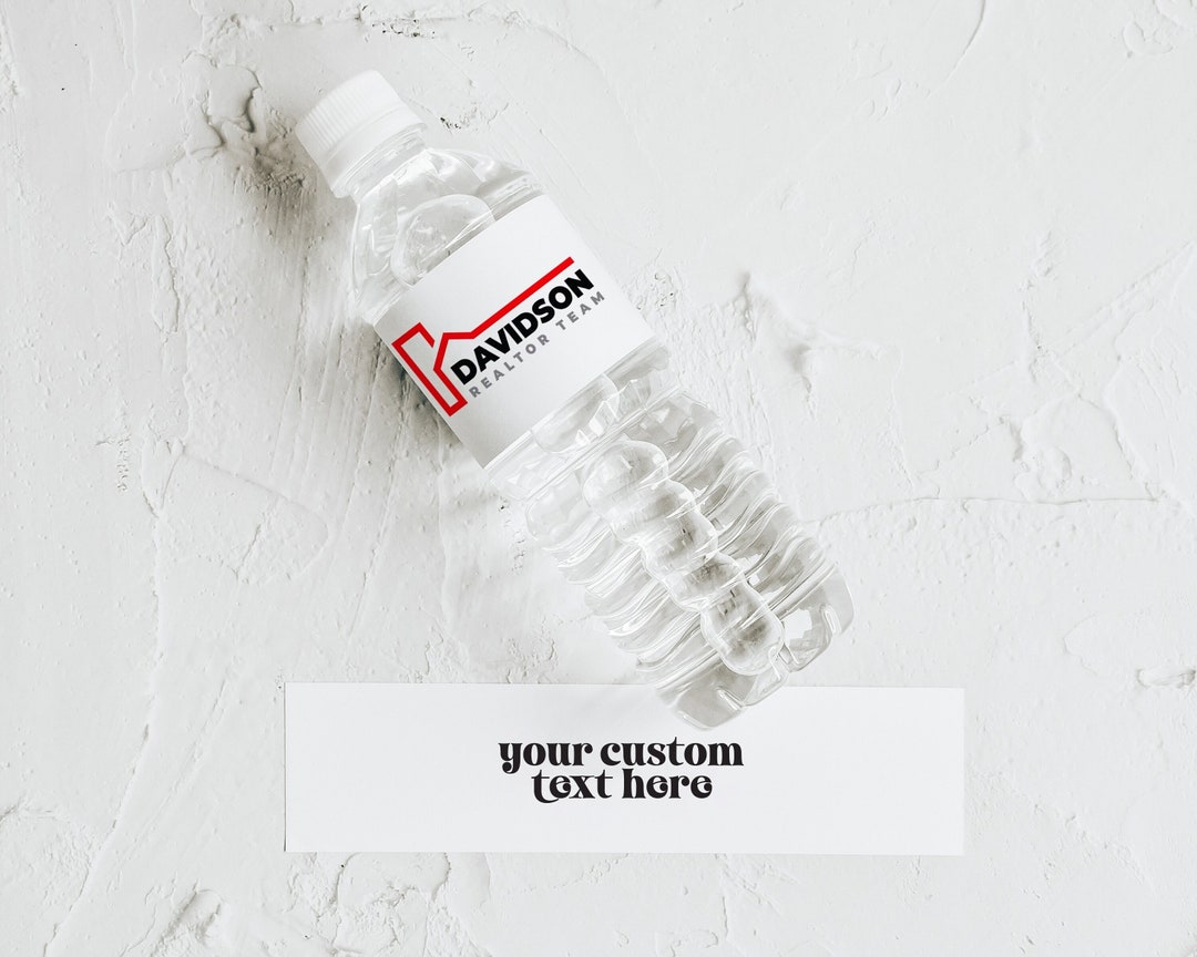 Custom Water Bottle Labels | Personalized Waterproof Label | Your ...