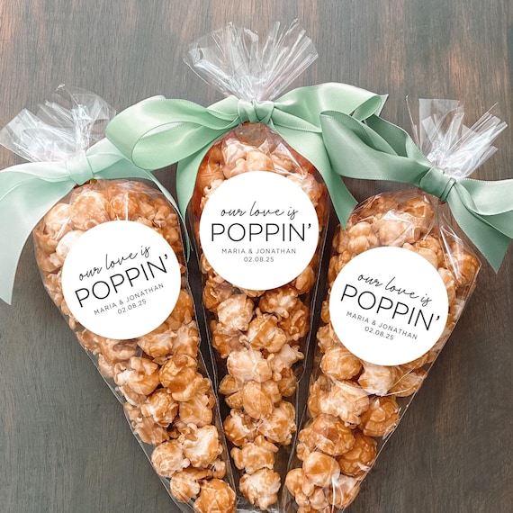Popcorn Labels For Wedding Popcorn Party Favor Label Printables