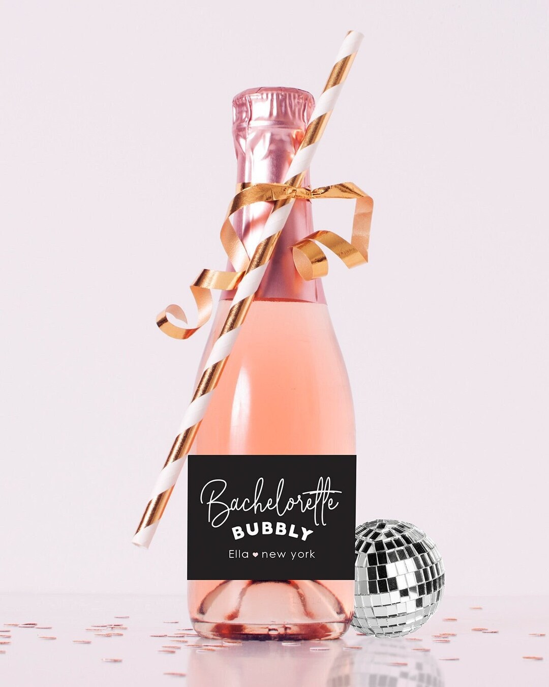 NEW! Bachelorette Bubbly Labels | Mini Champagne Labels | Wine Labels ...