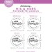 His Favourite & Her Favourite Favour Label Wedding Favours - Etsy