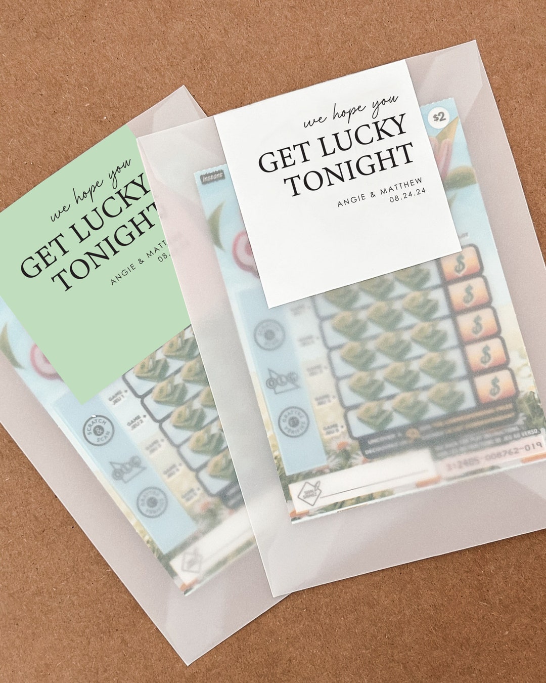 NEW! Get Lucky Tonight Lotto Ticket Favours | Lotto Favor Bags ...
