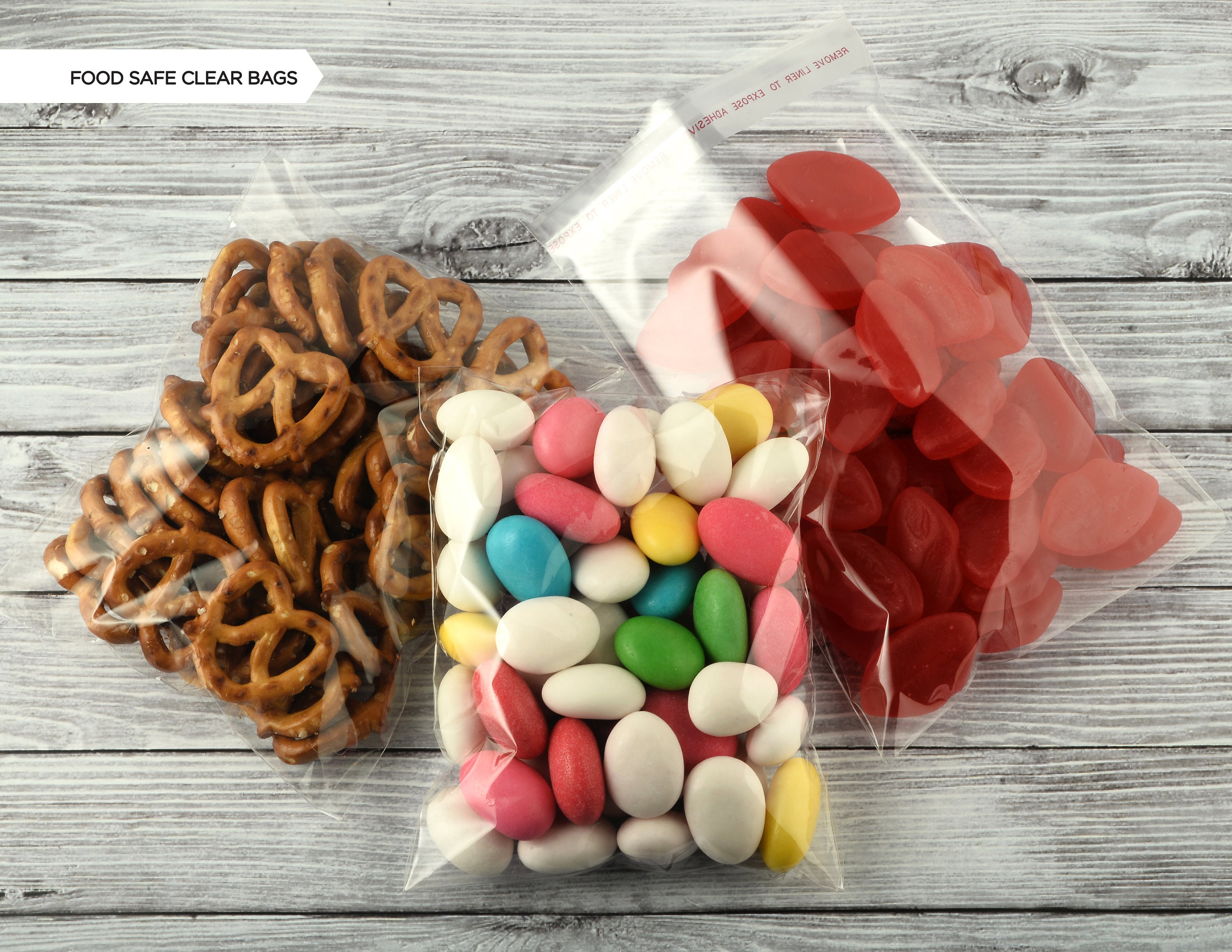 NEW Clear Food Safe Plastic Bags Food Favour Accessories - Etsy