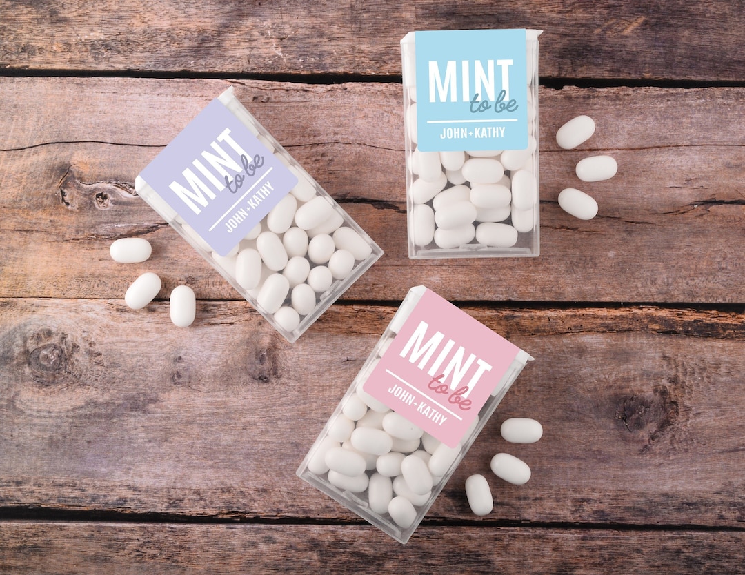 Personalized Mint to Be Favour Labels | Mint Favours | Mint Stickers ...