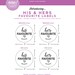 His Favourite & Her Favourite Favour Label Wedding Favours Favor Label ...