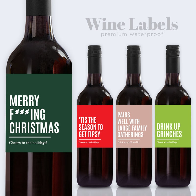 Funny Wine Labels - Etsy UK