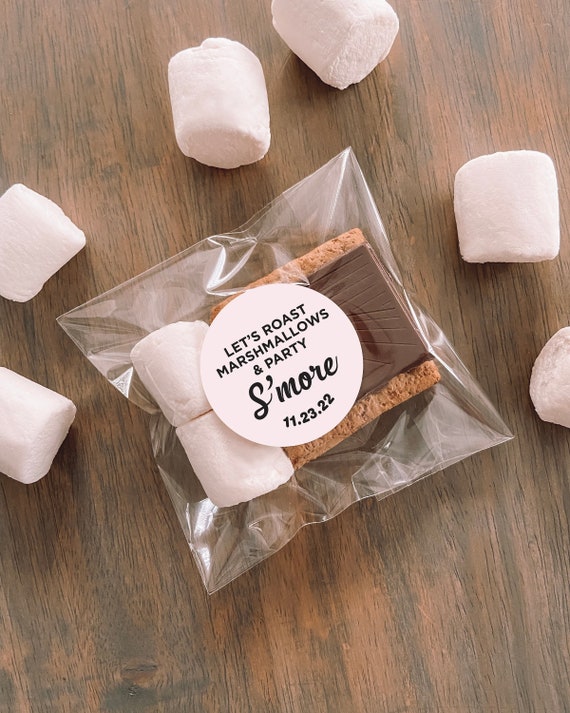 NEW Party Smore Favour Sticker S'mores Favours | Etsy