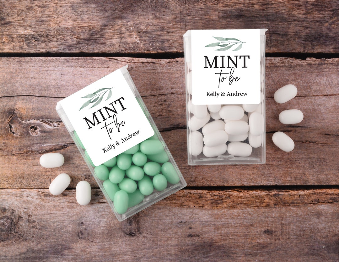 Personalized Mint to Be Favour Labels | Mint Favours | Mint Stickers ...