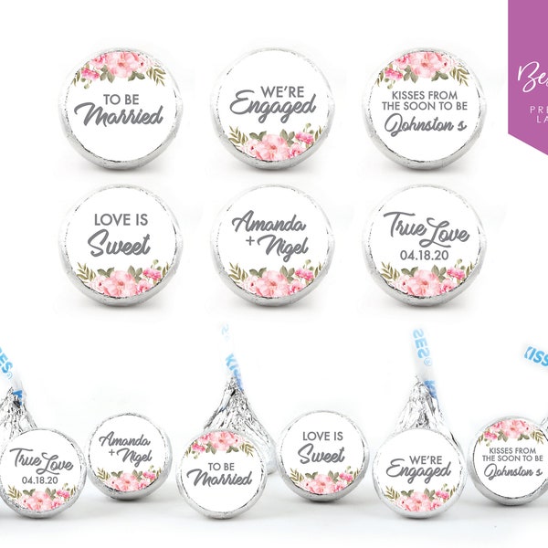 Engagement Favours Stickers - Etsy