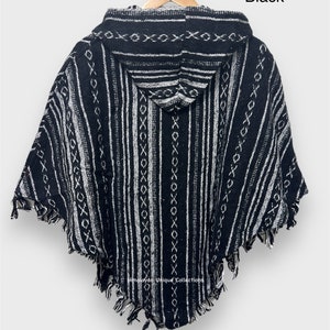 Hippie Short Poncho for Men & Women - Etsy