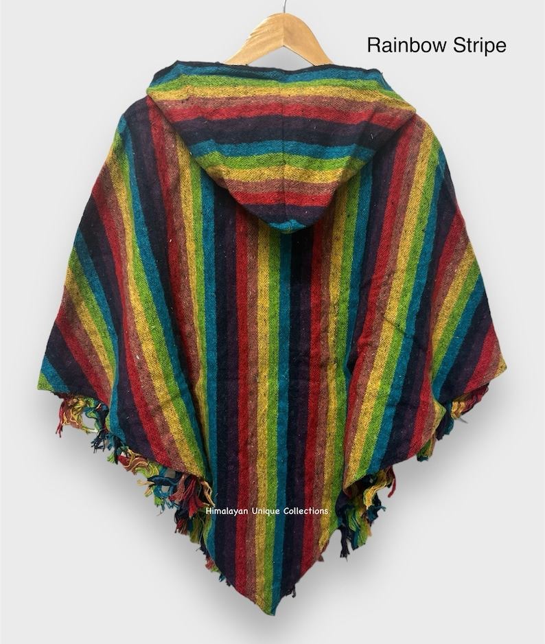 Hippie Short Poncho for Men & Women - Etsy