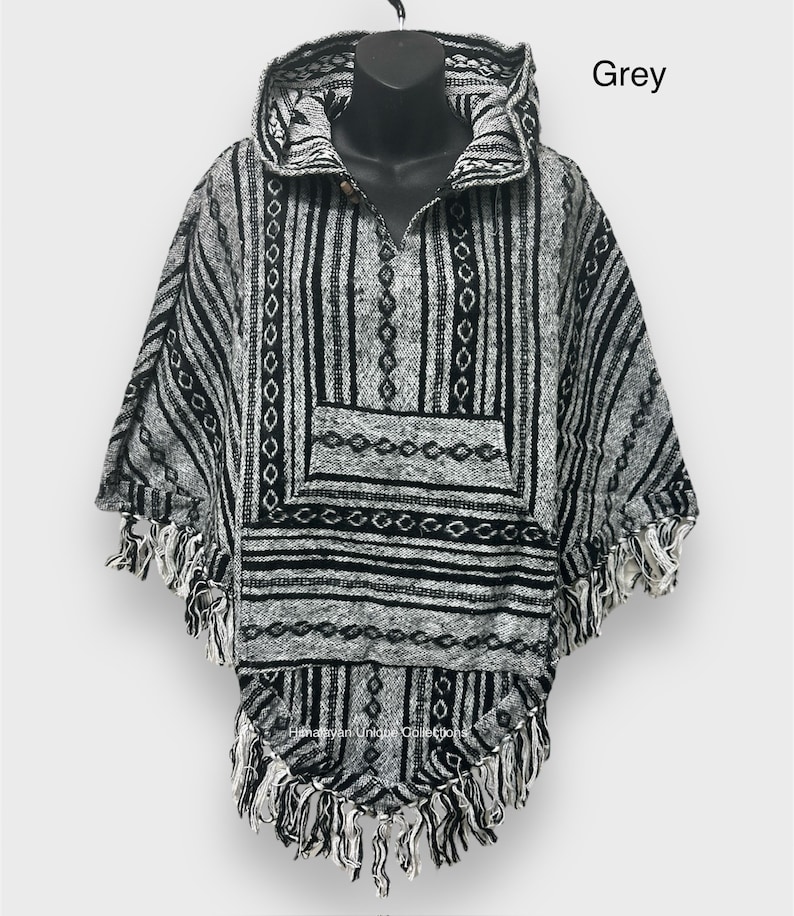 Hippie Short Poncho for Men & Women - Etsy