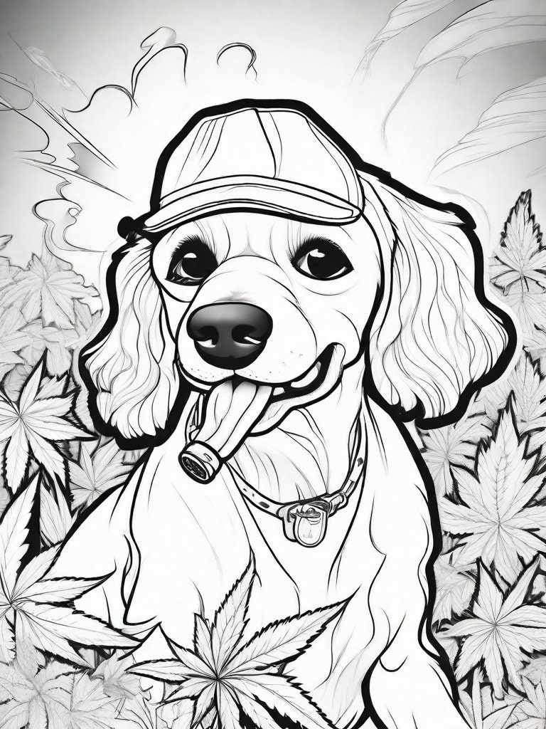 Budding Creativity: the Weed Coloring Book - Etsy