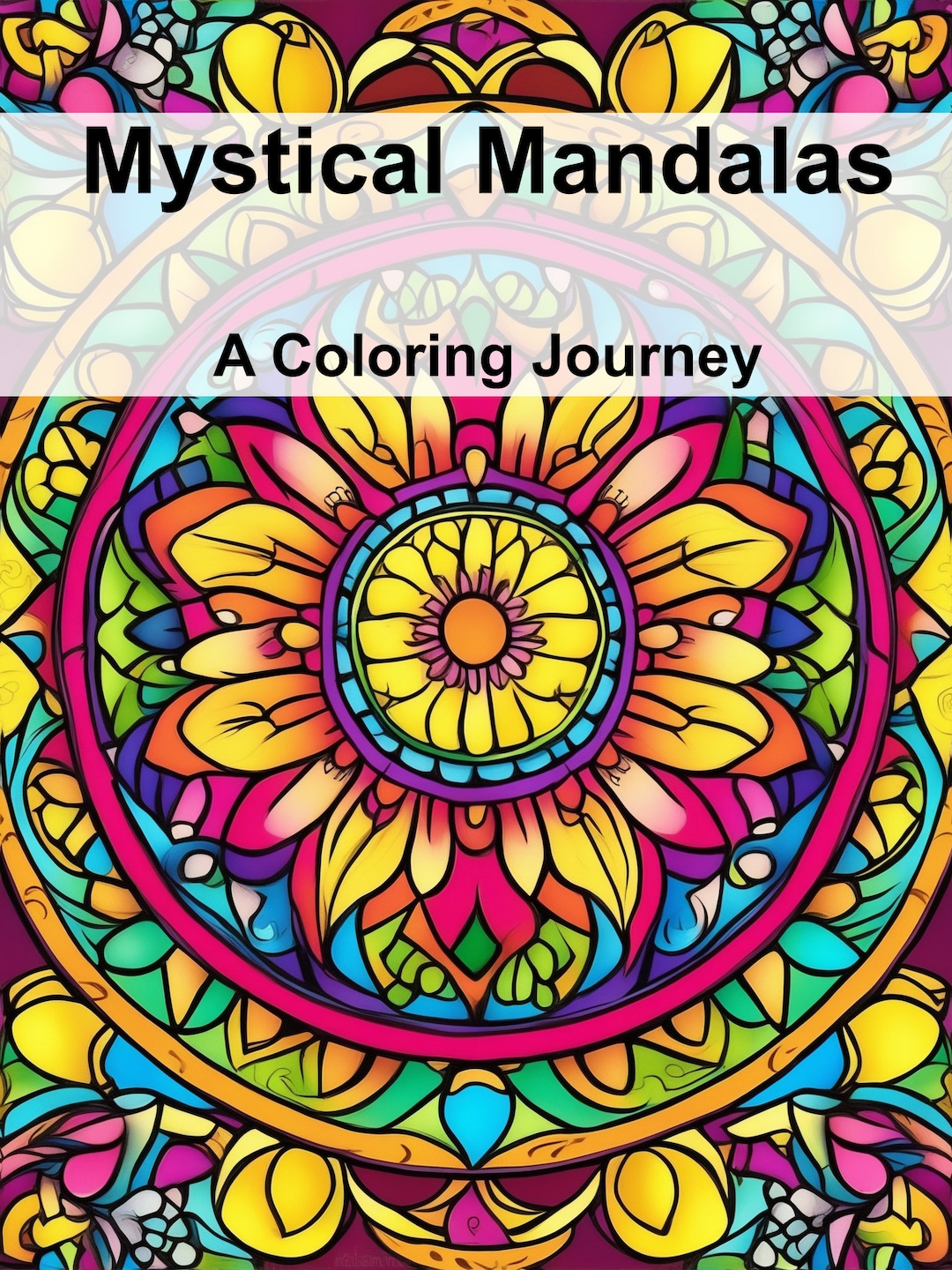 Mystical Mandalas: A Coloring Journey Downloadable - Etsy