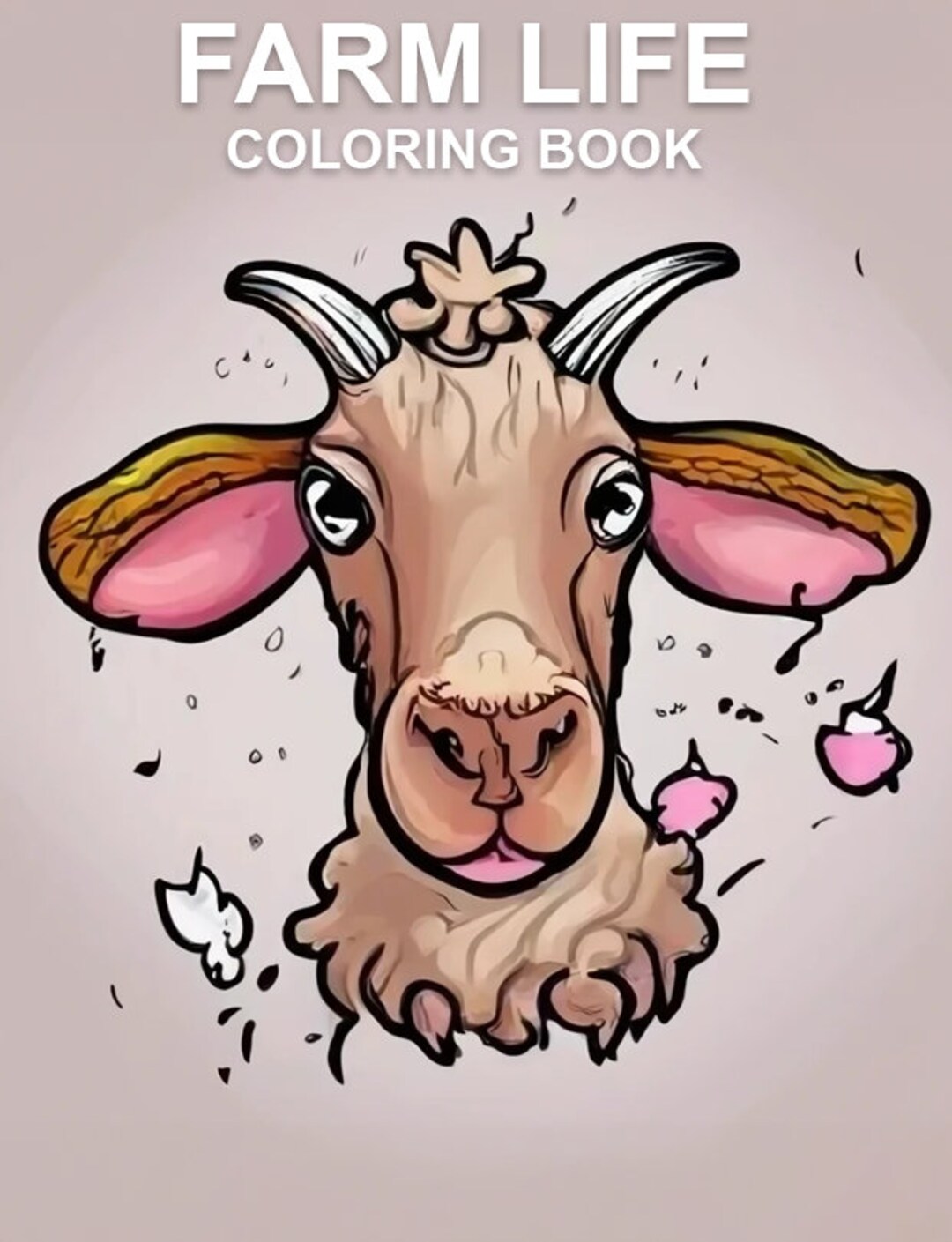 Farm Life Coloring Book - Etsy
