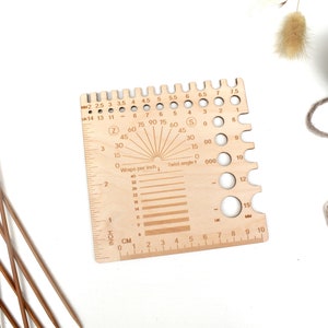 New Fiber Sprite All in One Needle Gauge and Fiber Sprite, Knitting ...