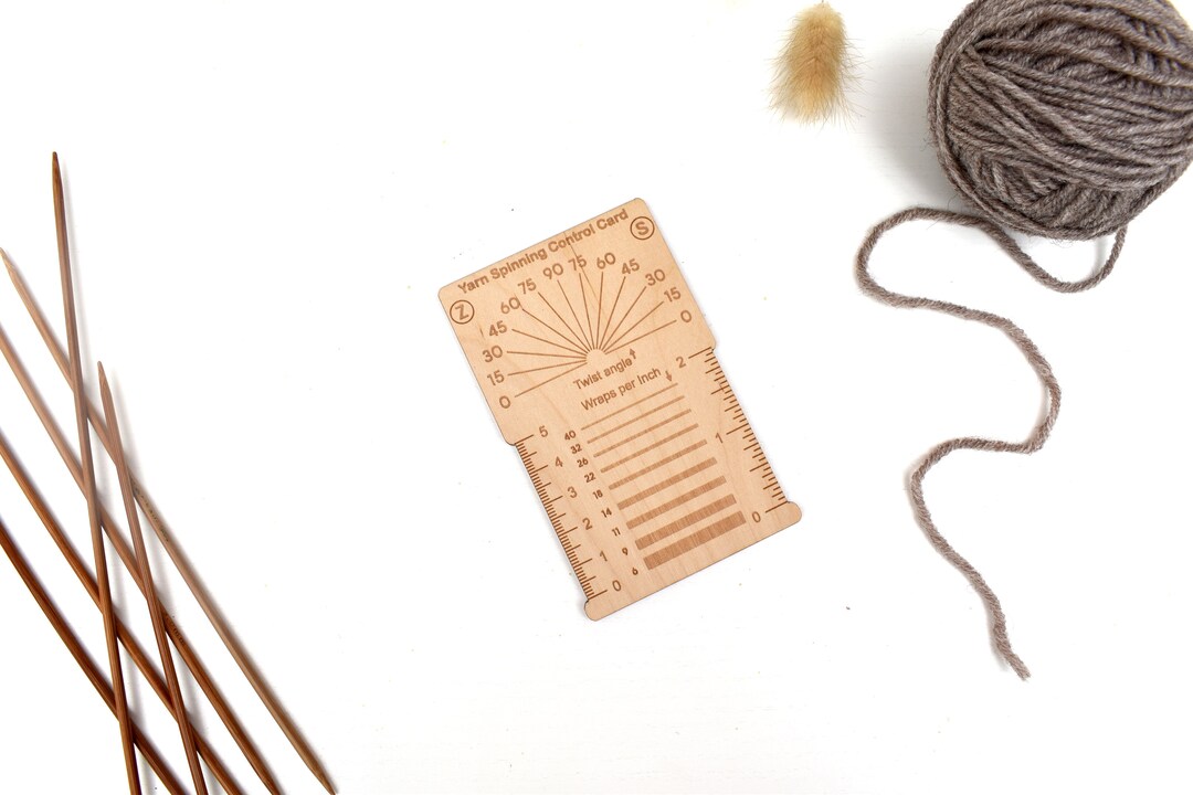 Small Fiber Sprite YARN Spinning Control Card - Etsy