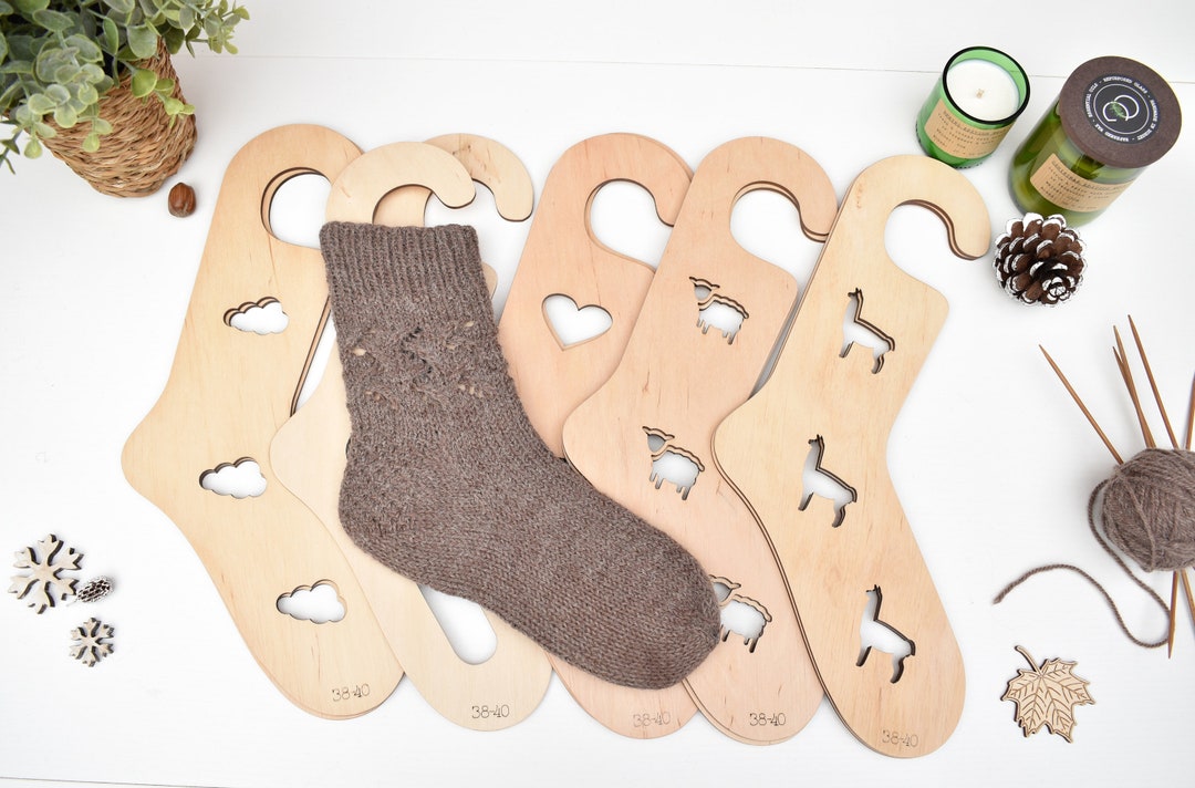 Sock Blockers Size M/5.5-7 UK/38-40 EU Wooden Sock Blockers Sock Size ...