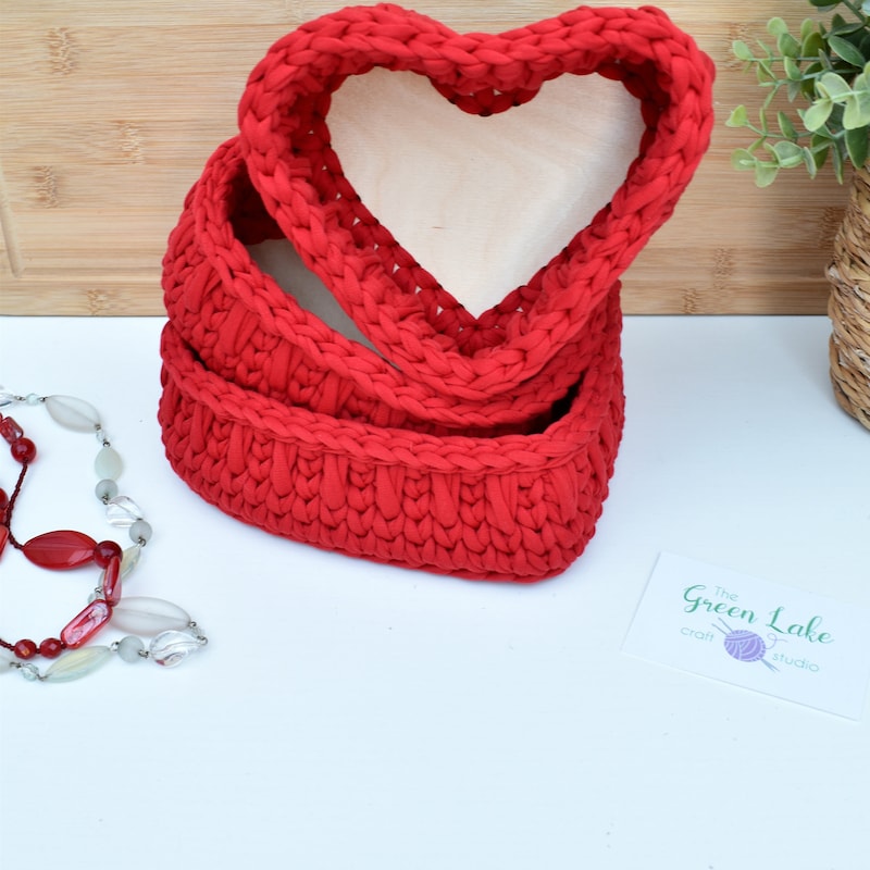 Heart Basket - Etsy