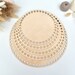 Circular With 10mm Holes Wooden Bases for Crochet Basket Round Base for ...